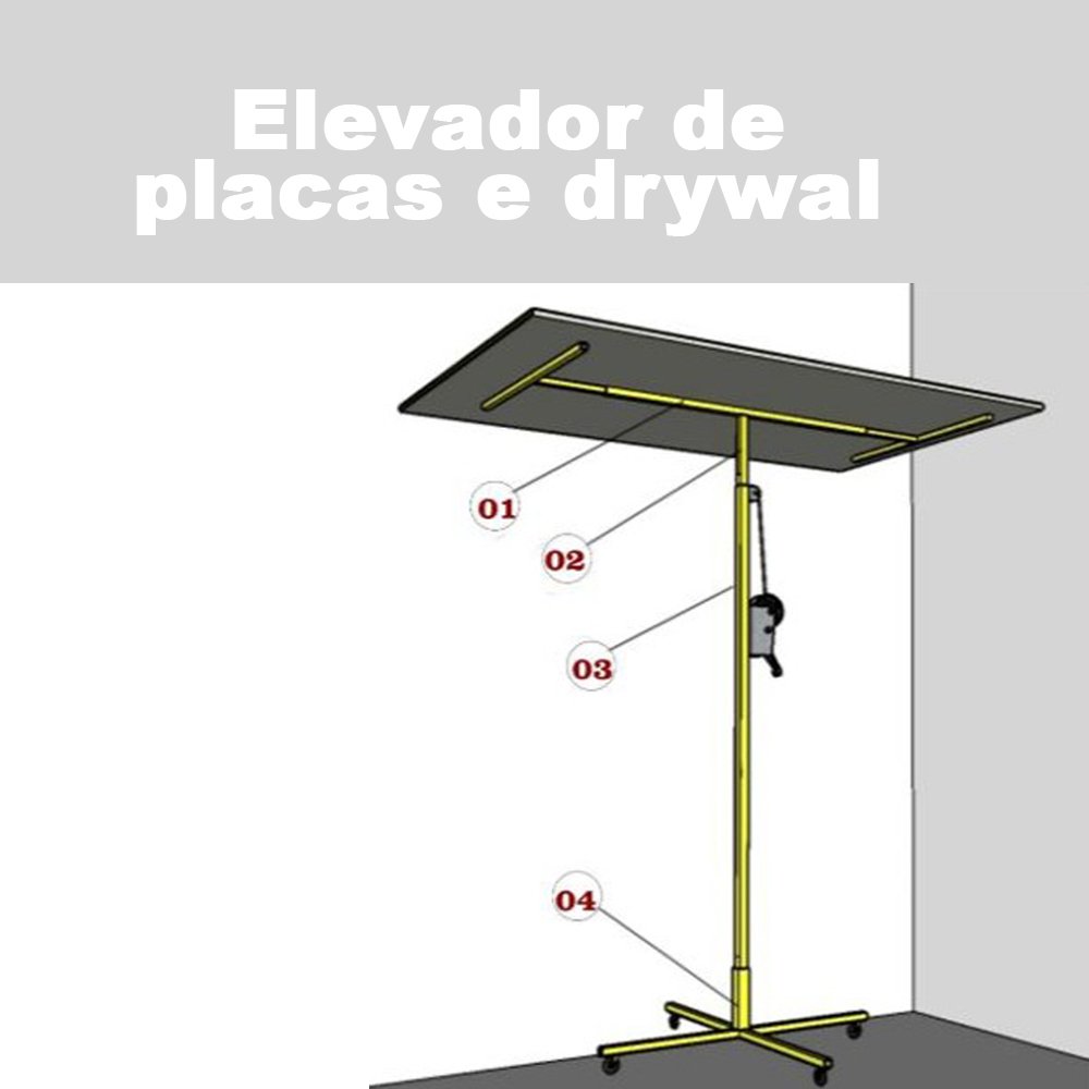Projeto de Elevador para Drywall e Placas (PDF + Vídeo 3D) - Todas as ofertas em um só lugar!