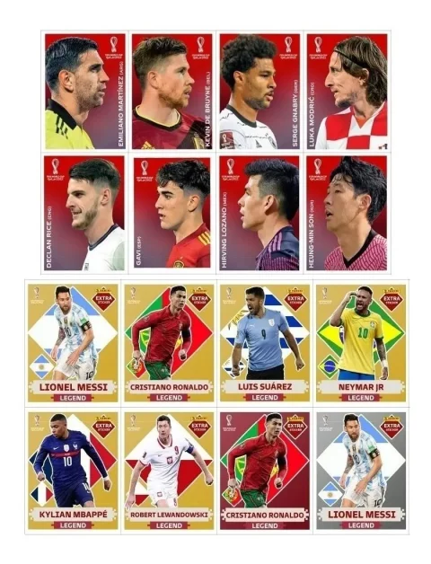 Pacote Figurinhas Copa Do Mundo Qatar 2022 PDF | Álbum Completo ...